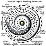 Tropical Revolving Storm (TRS) - Drawing, Explanation, Development