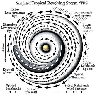Tropical Revolving Storm (TRS) - Drawing, Explanation, Development